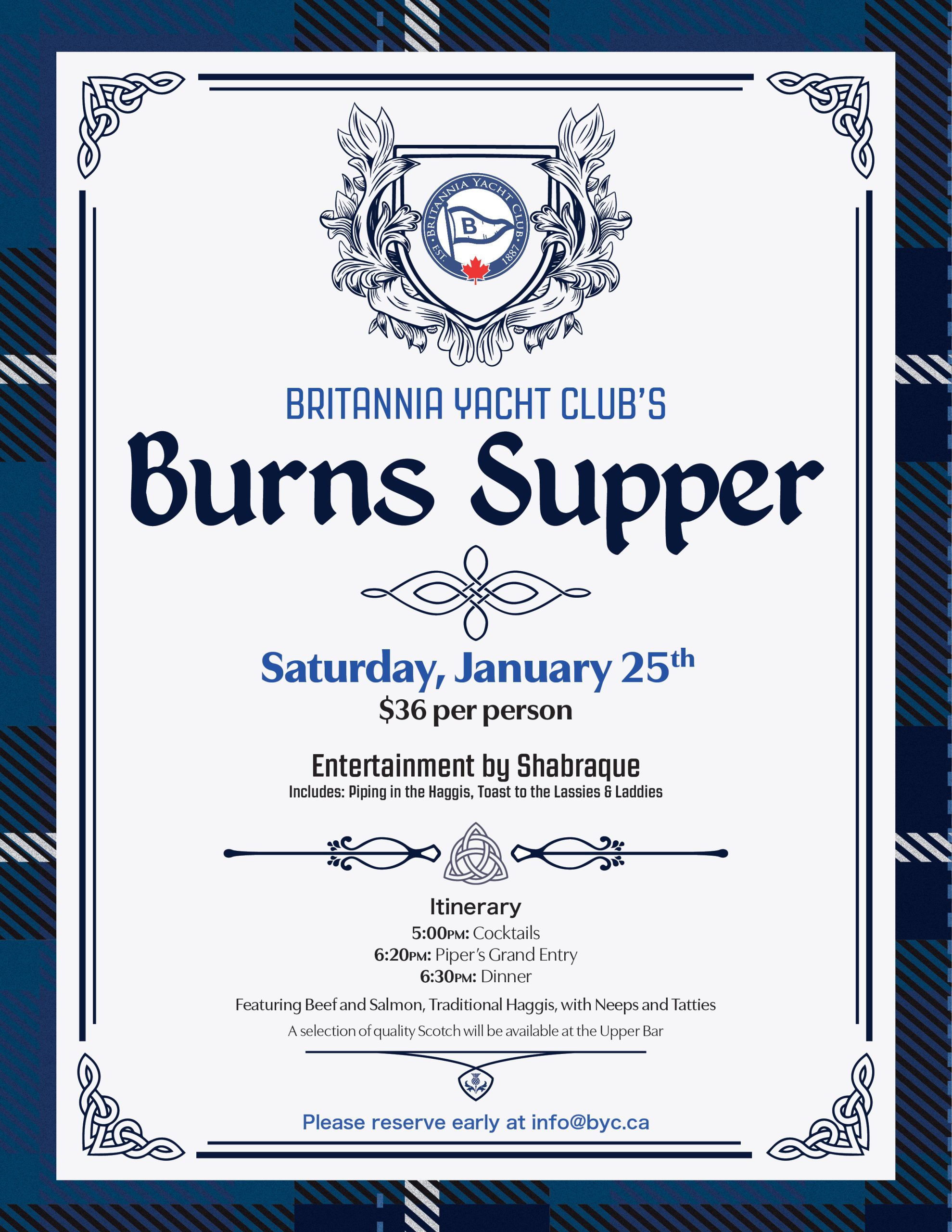 robbie-burns-poster | Britannia Yacht Club
