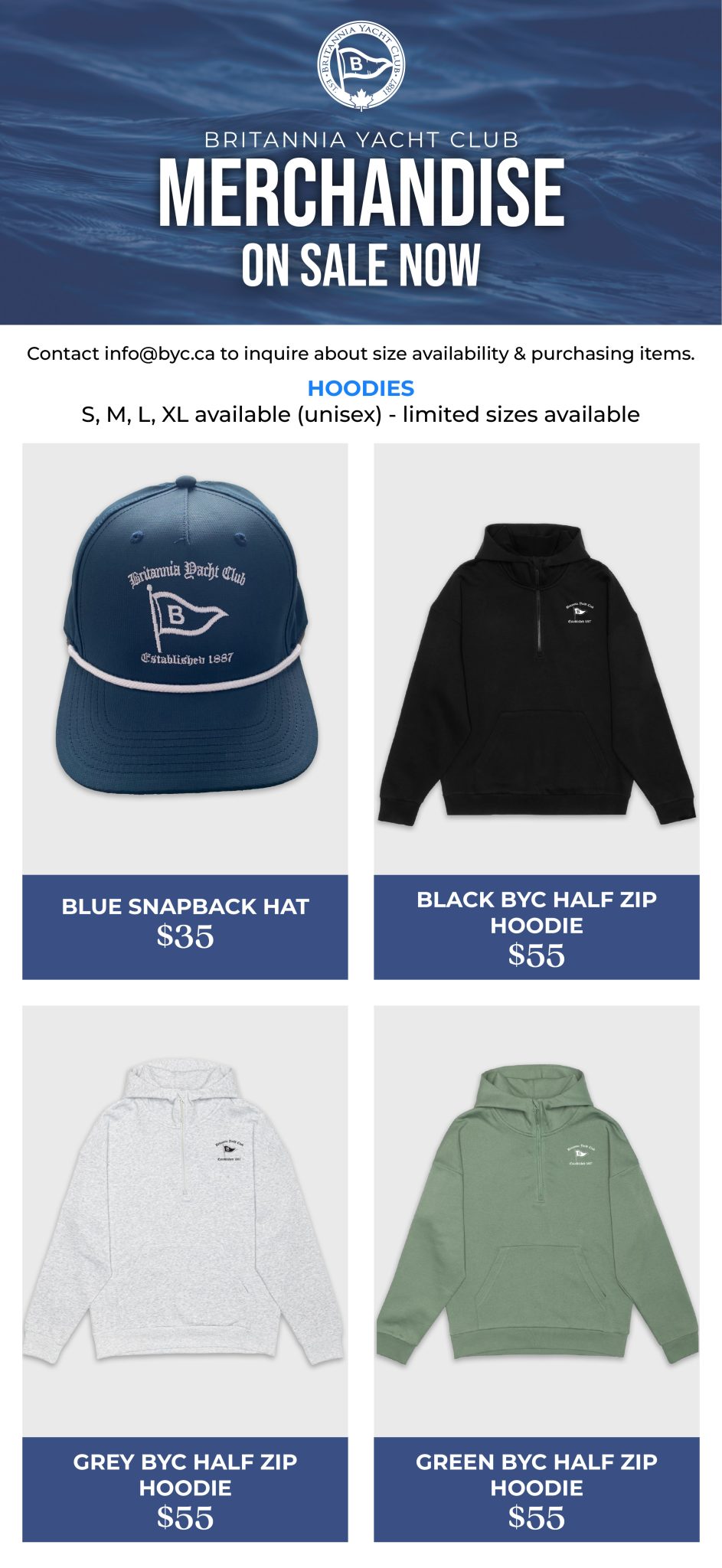 BYC Merch | Britannia Yacht Club